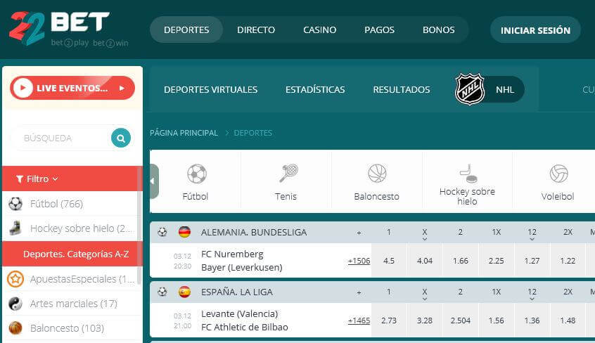 Código Promocional 22Bet 2020 - Bono 122% hasta 100€ - Top eSports