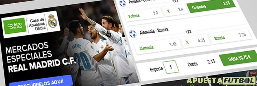 Codere Apuestas - Beneficios y Opiniones - 200€ Freebets